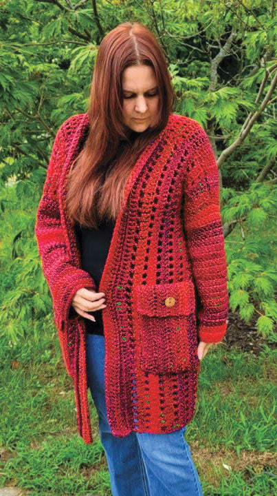 Easy Crochet Cardigan – Mary Maxim