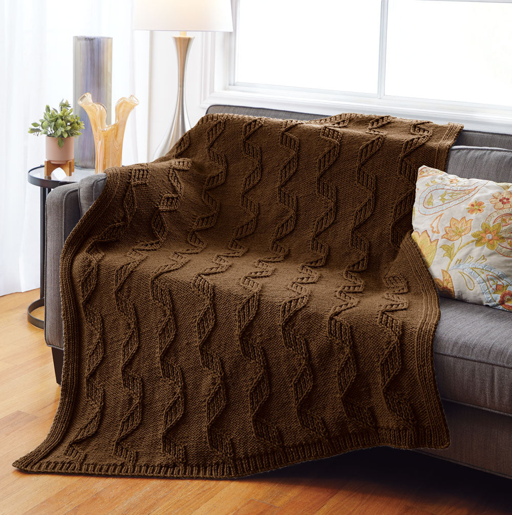Spinning Ribbon Blanket Pattern – Mary Maxim