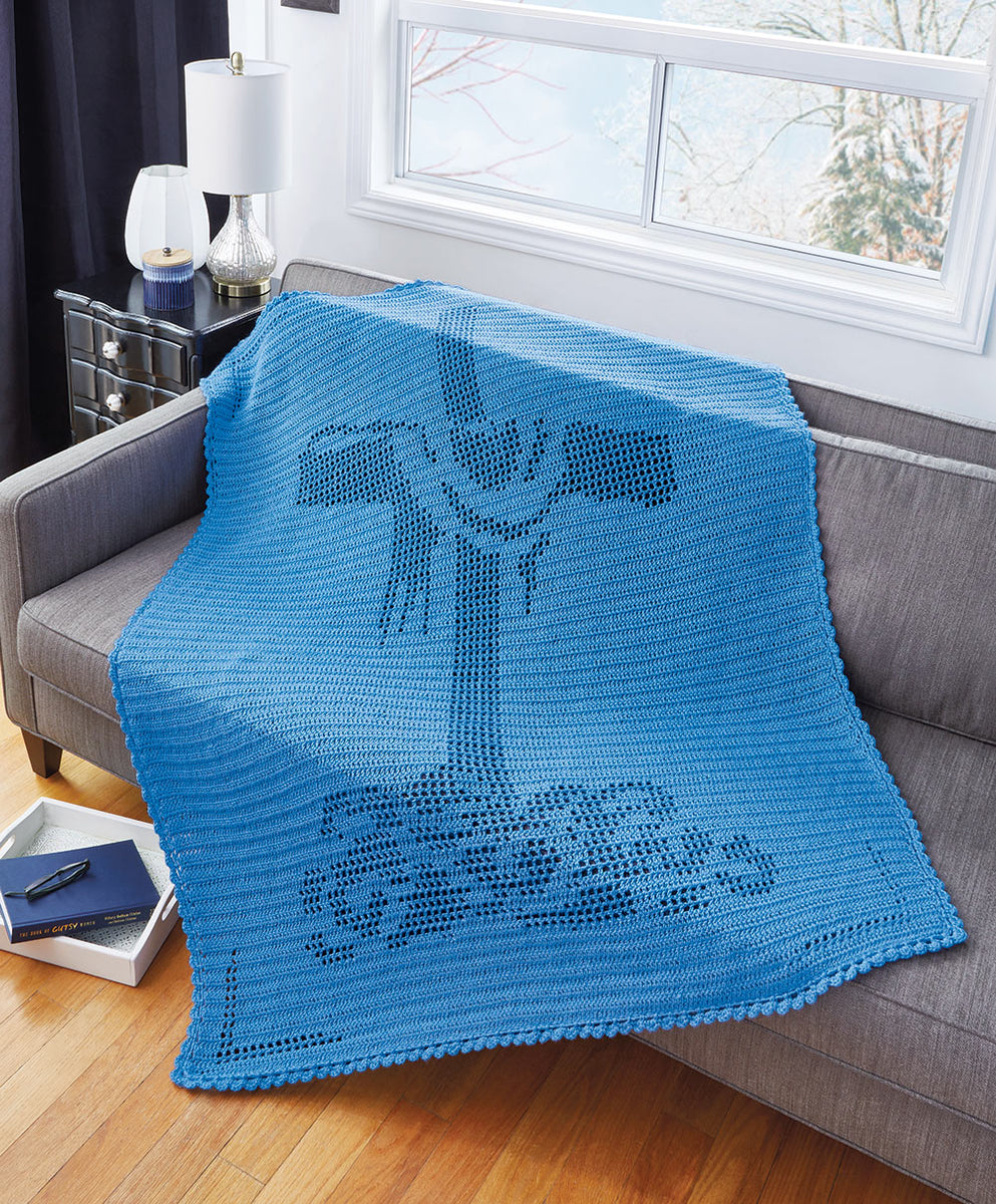 He Is Risen Throw – Mary Maxim