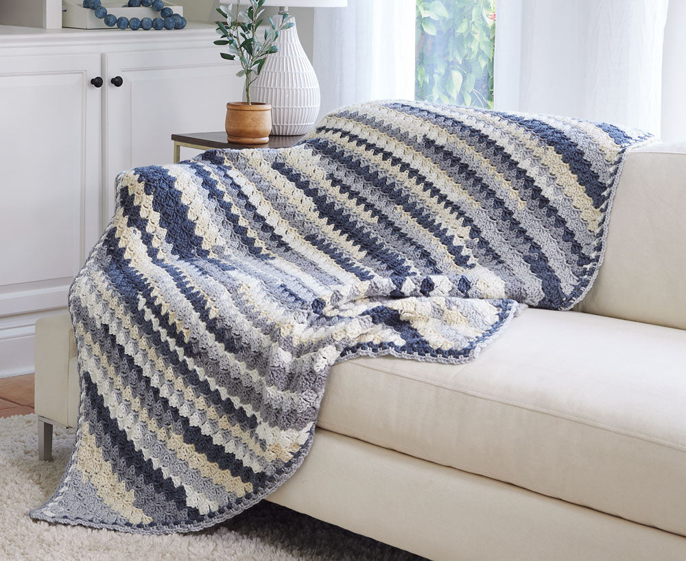 Oh So Easy Throw Pattern – Mary Maxim