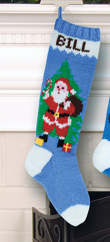 Santa Stockings Pattern – Mary Maxim