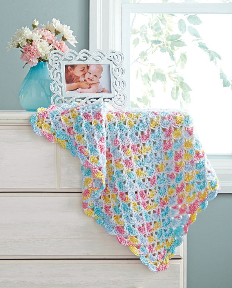Beautiful Beginnings Baby Blanket Pattern – Mary Maxim
