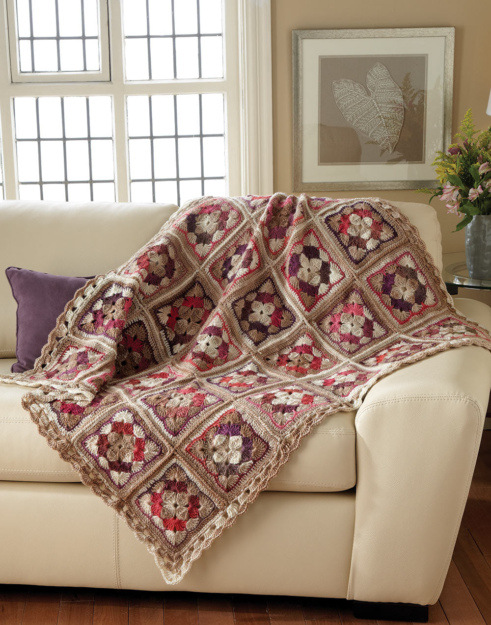 Color Splash Throw Pattern – Mary Maxim