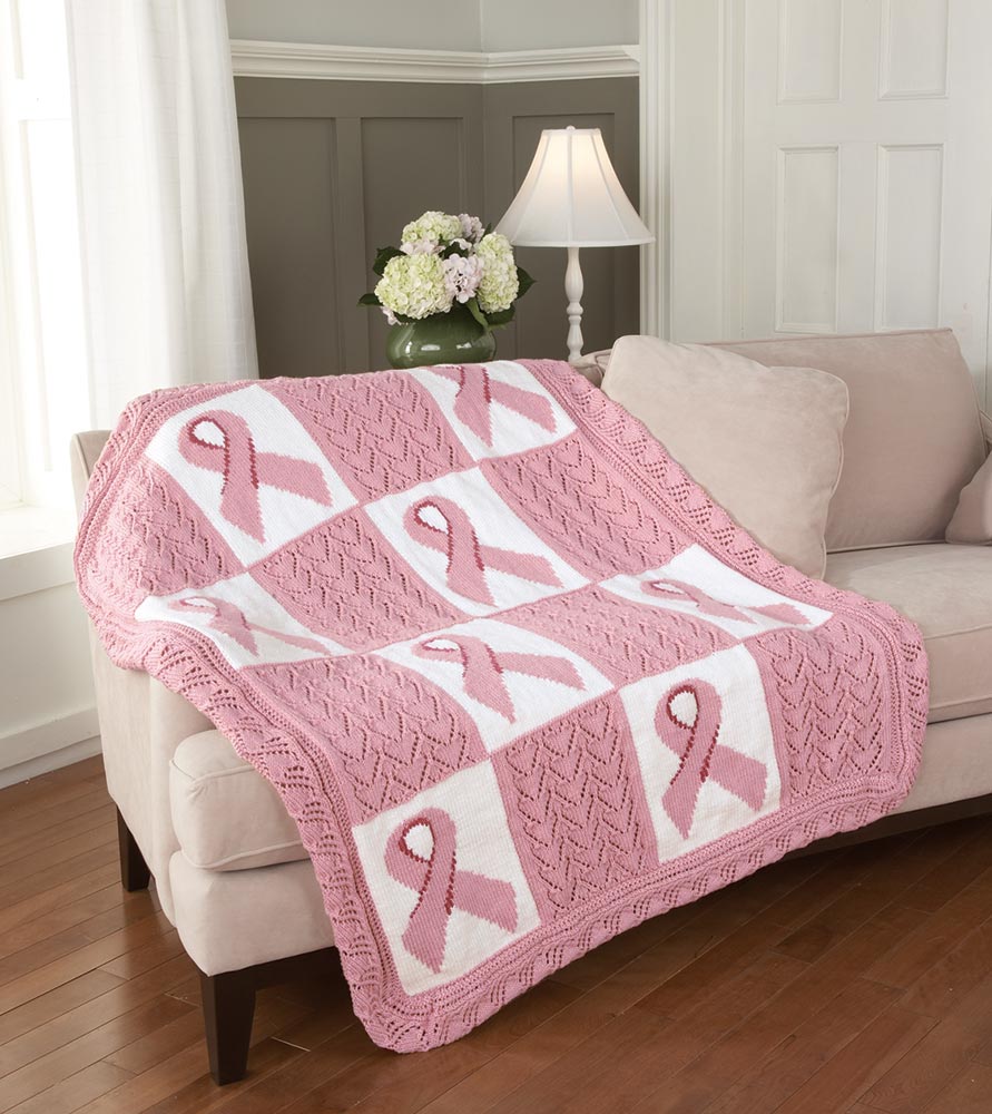 Inspired Hope Blanket Pattern – Mary Maxim