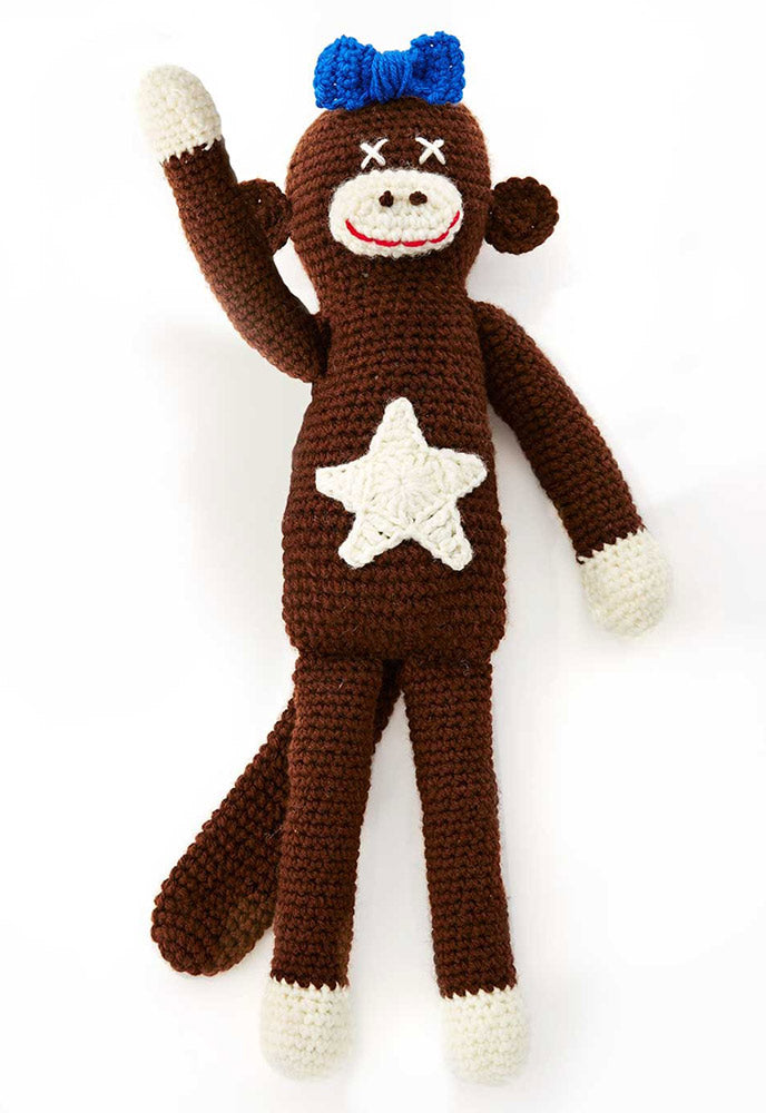 Free Lucy the Monkey Pattern – Mary Maxim