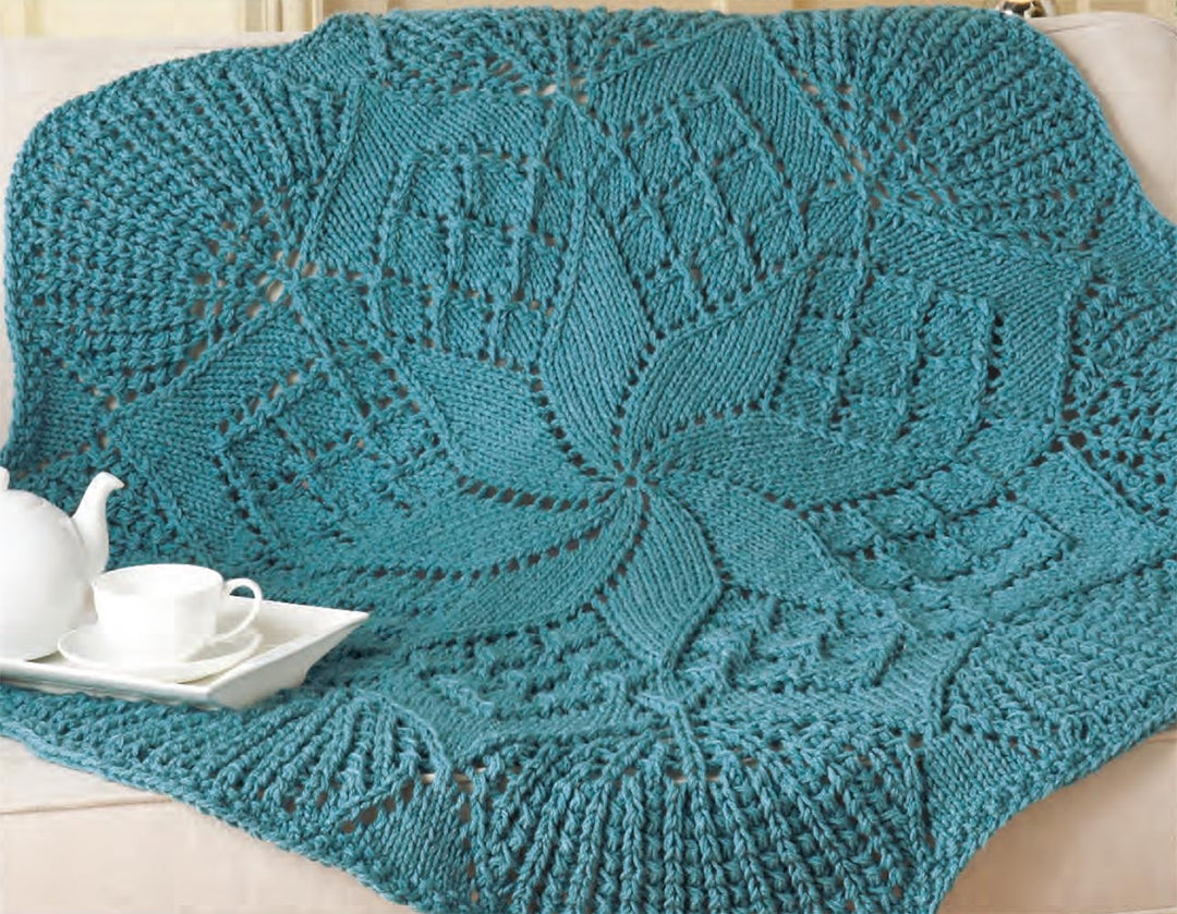 Free Pinwheel Throw Pattern – Mary Maxim
