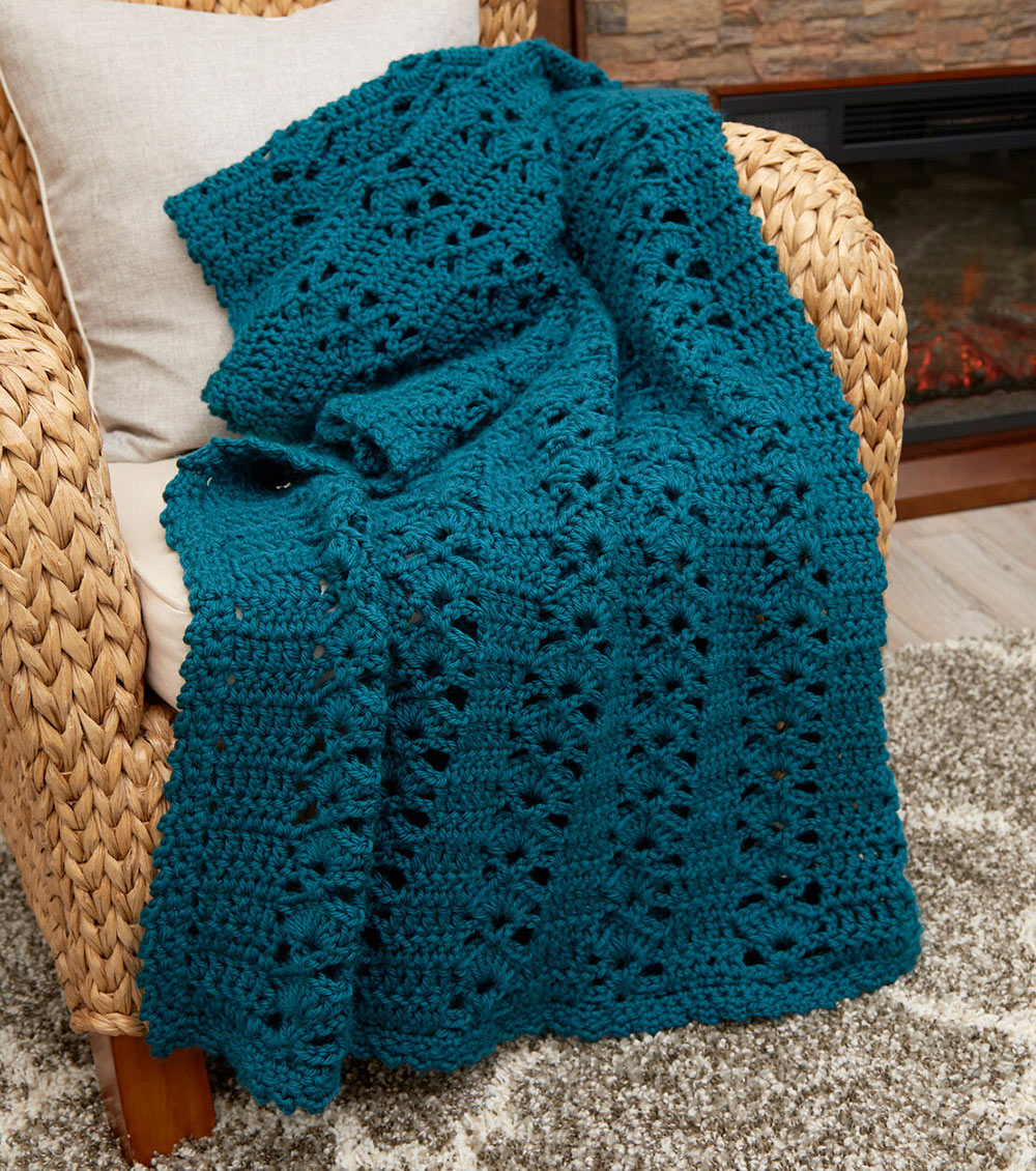Free Charming Crochet Throw Pattern – Mary Maxim