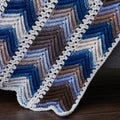 Chevron Panels Throw – Mary Maxim