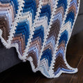 Chevron Panels Throw – Mary Maxim