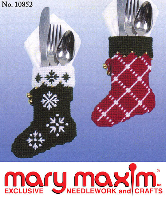 Stocking Silverware Pockets Pattern – Mary Maxim