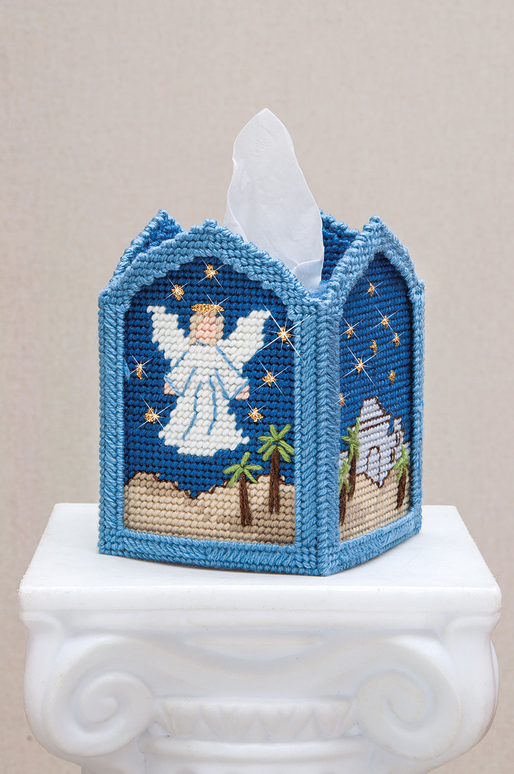 Holy Night Tissue Box Cover – Mary Maxim