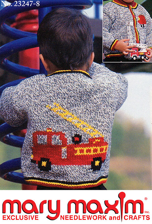 Fire Engine Jacket Pattern – Mary Maxim