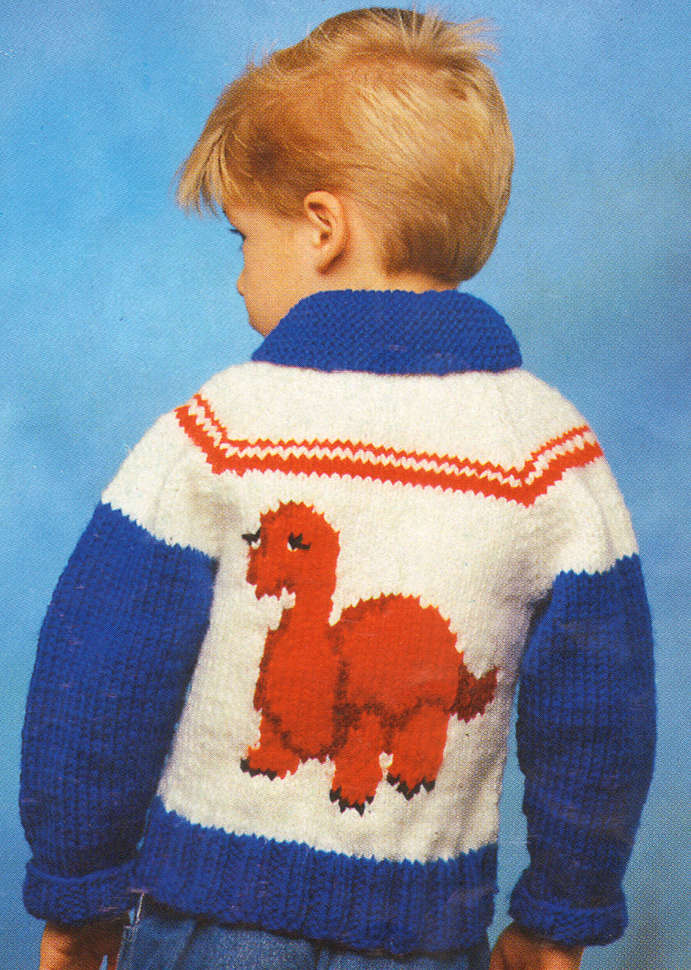 Bernie Bronto Sweater Pattern – Mary Maxim