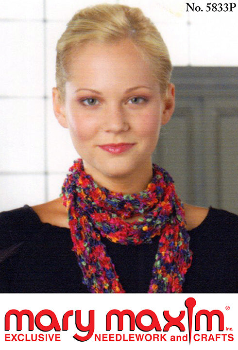 Dazzle Scarf Pattern – Mary Maxim
