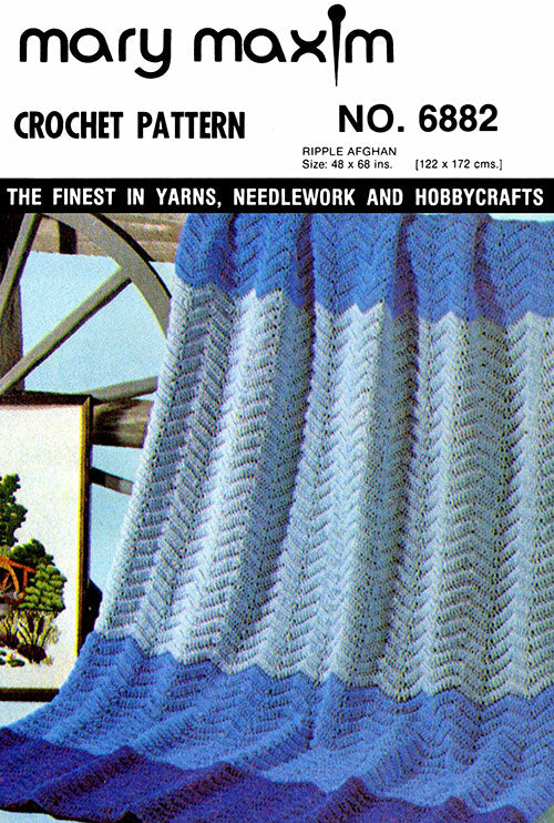 Ripple Afghan Pattern – Mary Maxim