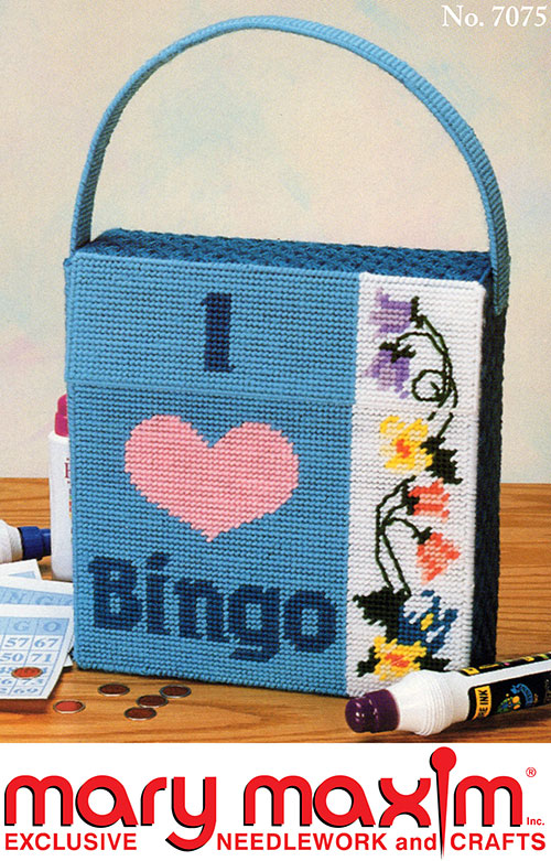 I Love Bingo Bag Pattern – Mary Maxim